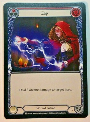 Flesh And Blood Arcane Rising Zap (Red) ARC144 Unlimited NM/M | eBay