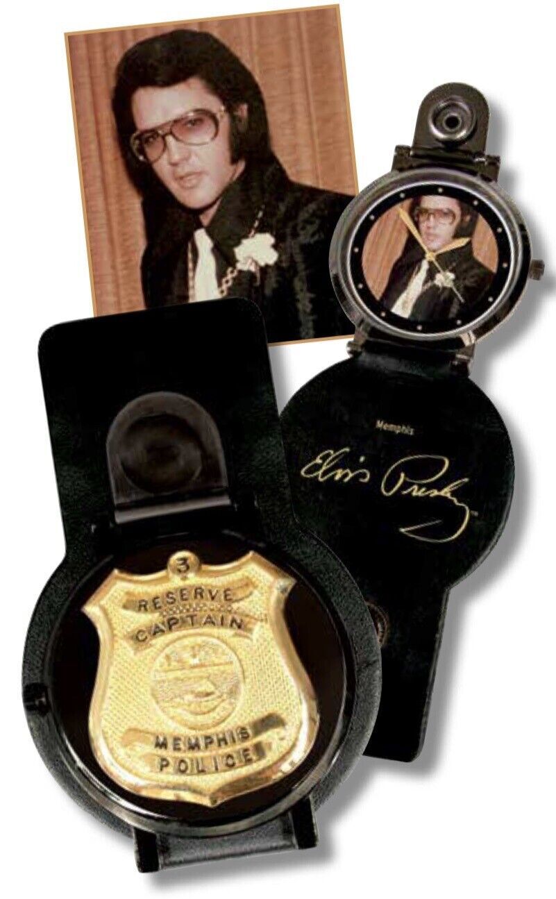 Elvis Watch Memphis Police Badge Fob Watch | eBay
