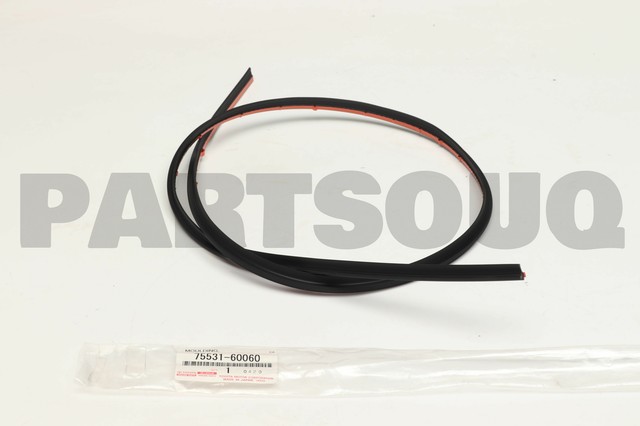 75531-60060 Toyota Moulding Windshield Outside 7553160060 Genuine OEM ...