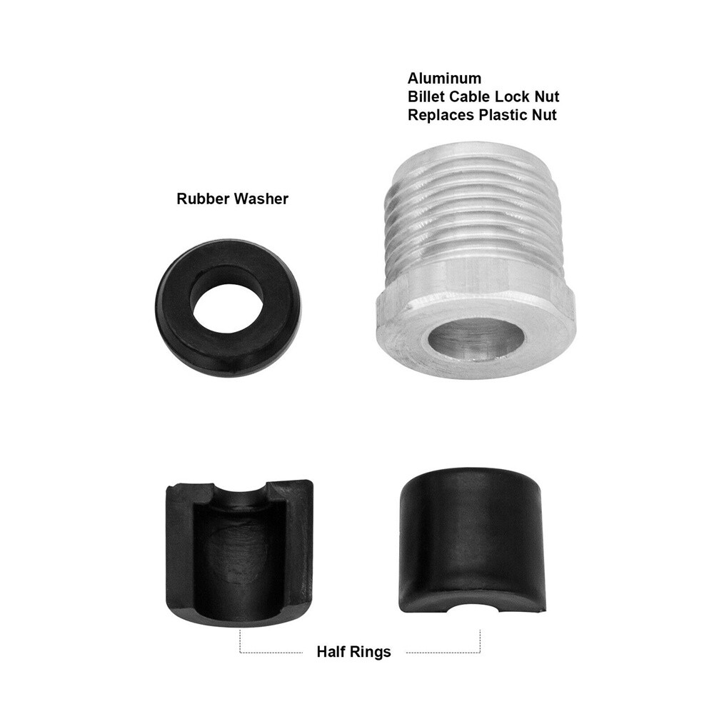 Steering Reverse Aluminum Cable Lock Nut Grommet Kit For Sea-Doo ...