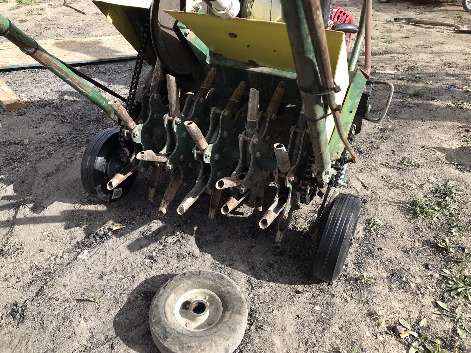 Original Ryan Aerator Parts # 2702108 Wheel Assembly Old Style 5/8 ...