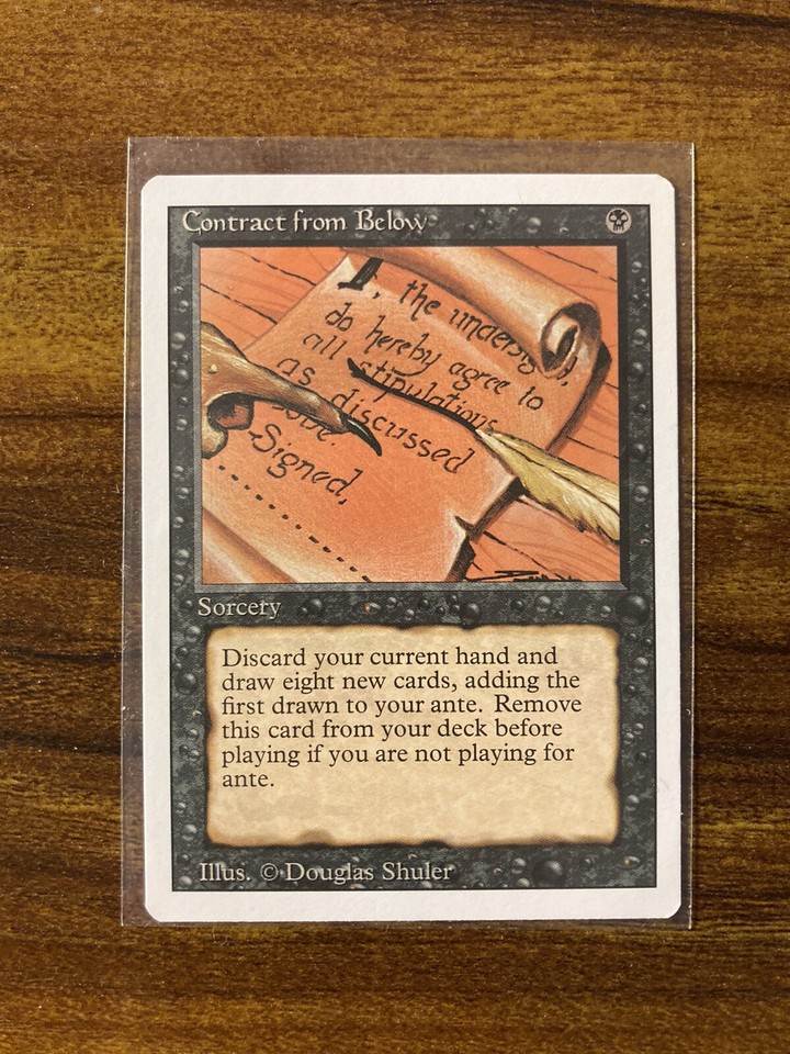 Magic The Gathering THE POKER 9 ANTE CARD SET Reserve List NM RARE ...