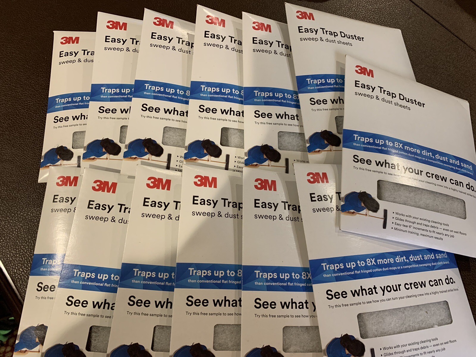 3M Easy Trap Duster Sweep & Dust Sheets NEW White 6 inch Lot of 13 | eBay