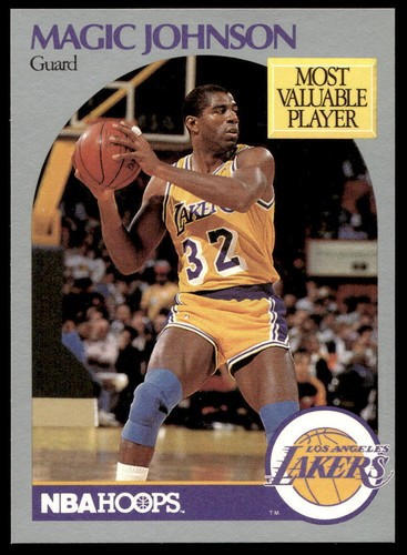 1990 Hoops #157 Magic Johnson MVP Los Angeles Lakers | eBay