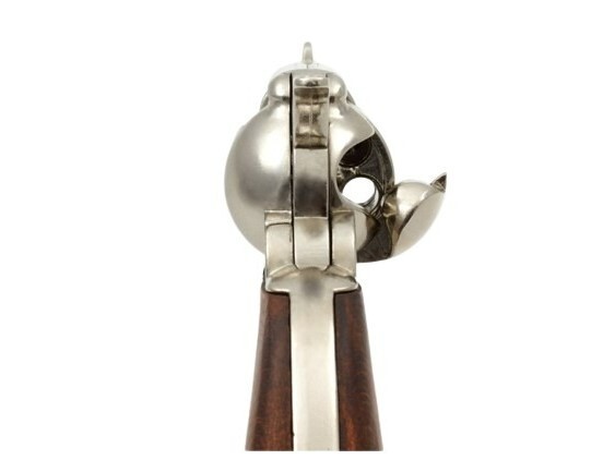 Denix M1873 Cavalry Non-Firing Replica Revolver in Nickel Finish, Metal ...