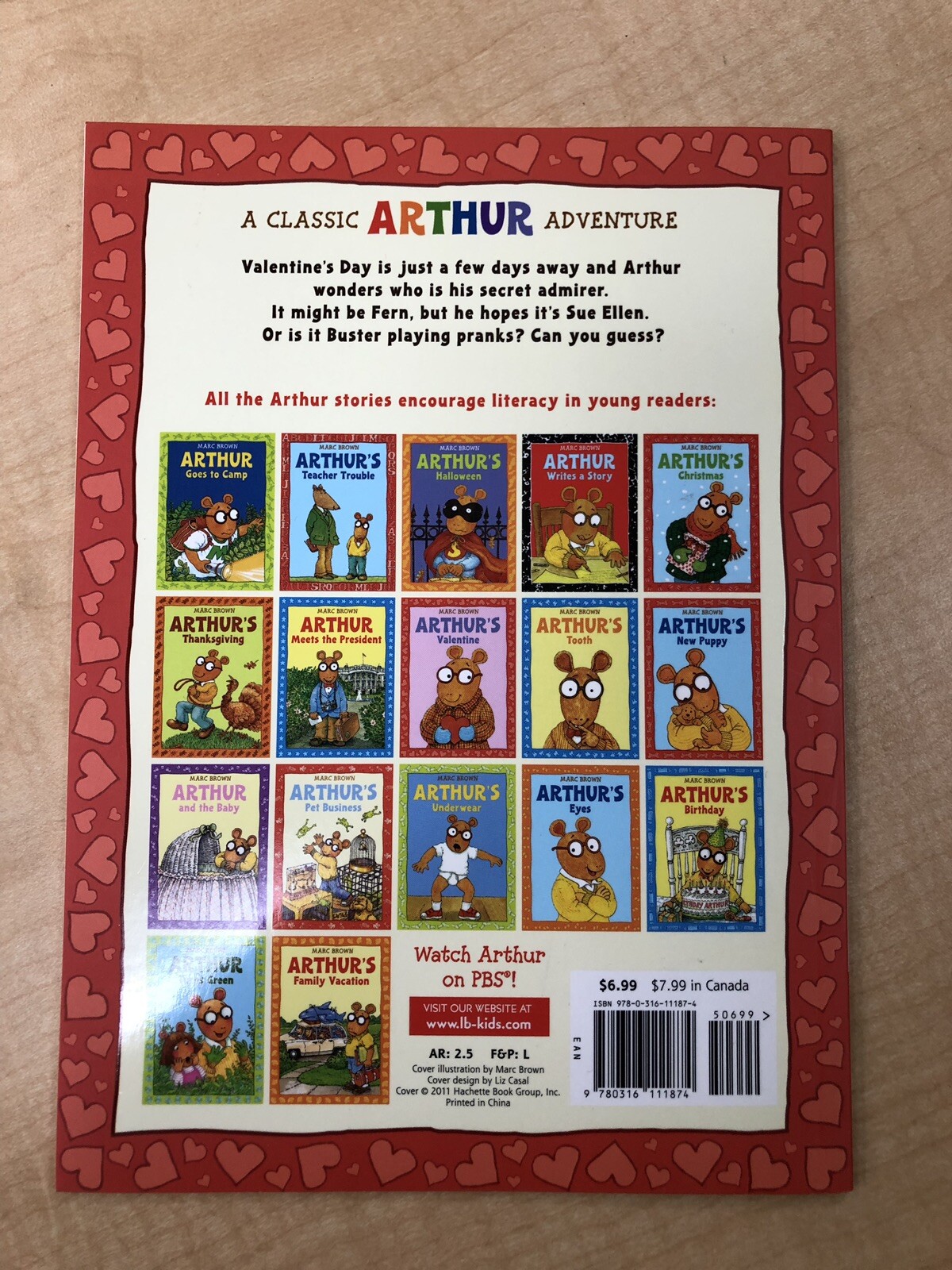 Arthur's Valentine by Marc Brown (1980, Paperback) 9780316111874| eBay