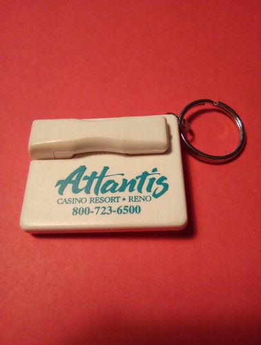 ATLANTIS CASINO RENO, NEVADA TELEPHONE LOGO KEYCHAIN GREAT FOR ANY ...