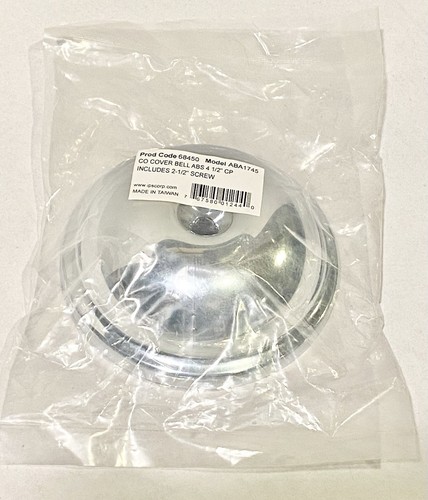 4-1/2" ABS CHROME BELL CLEANOUT COVER | eBay