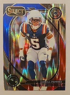 2024 Panini Select - Club Level Jabrill Peppers #262 Red & Blue Shock ...