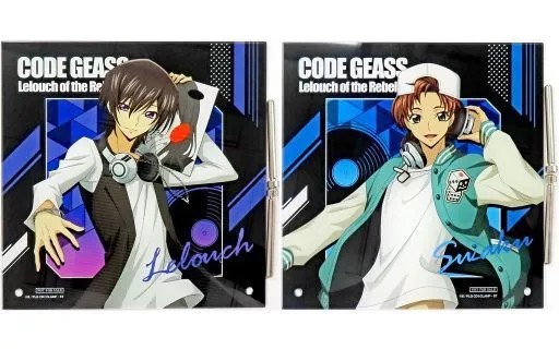 Code Geass Lelouch Acrylic Stand Set 2 Pieces Display Panel Cosplay ...