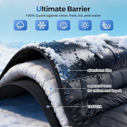 Car Windshield Cover for Ice and Snow Standard Winter Frost M pro(66"Lx ...