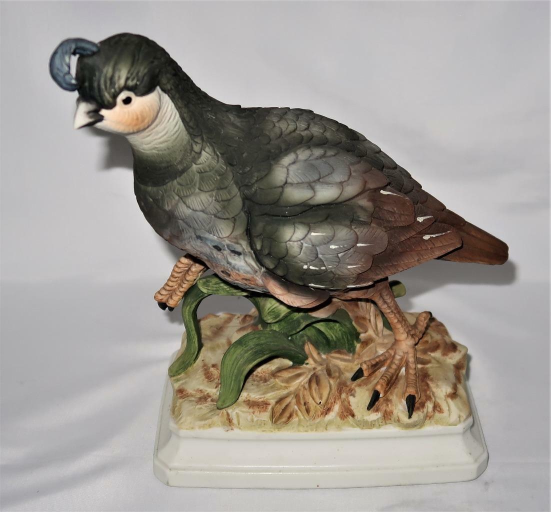 Royal Crown 2734 J. Byron California Quail Bisque Porcelain Figure 8 ...