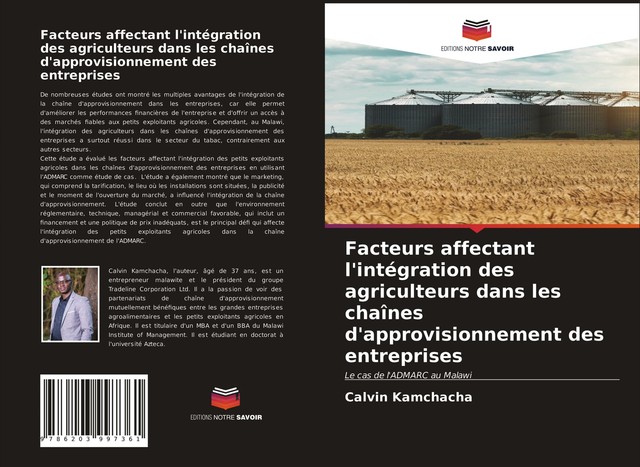 Facteurs affectant l'intégration des agriculteurs dans les chaînes d ...