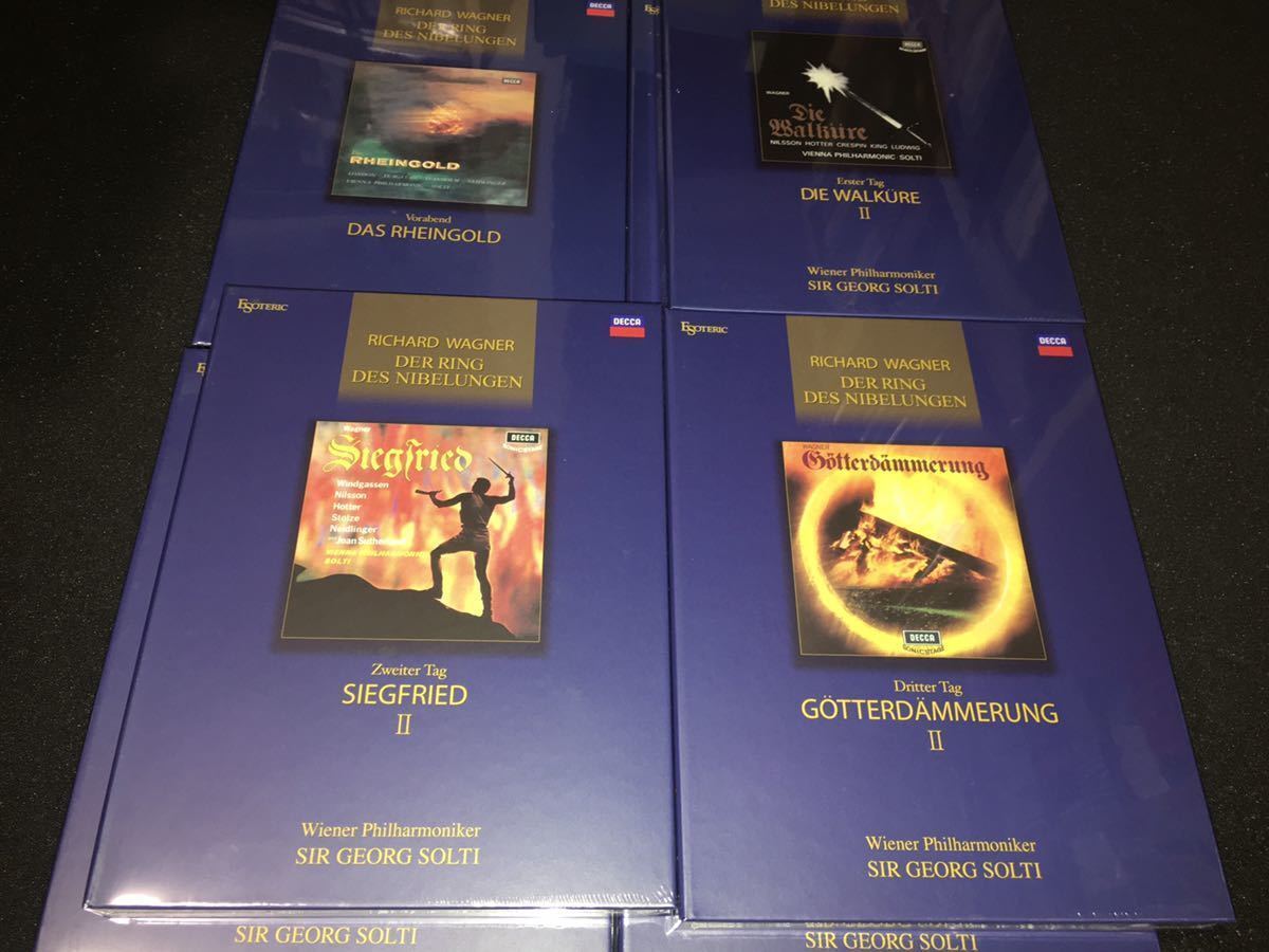 ESOTERISCHER Ring SACD Wagner Nibelungenring Solti Esoterik +DVD Blue ...