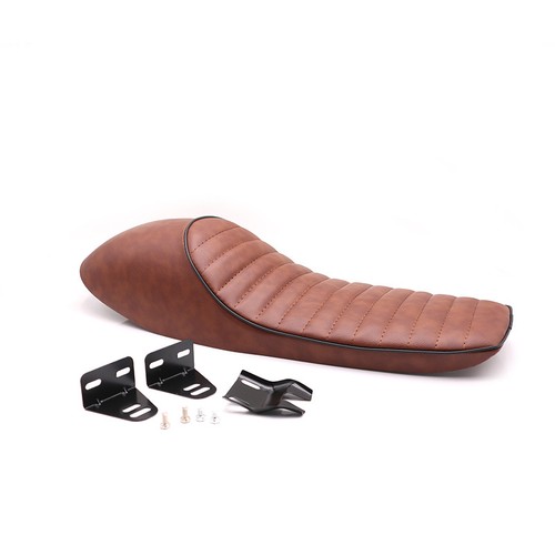 Brown Cafe Racer Seat Vintage Hump Universal Saddle For Yamaha RD200 XJ ...