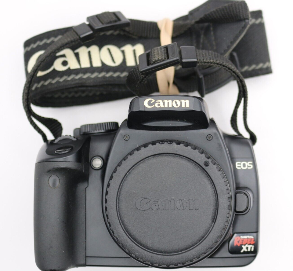 Canon EOS Rebel XTi 400D 10.1MP DSLR Camera Body – Tested, Works Great ...
