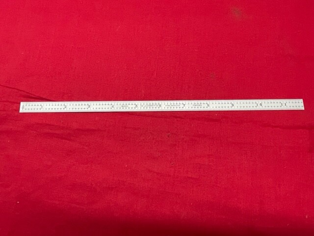 Starrett C331-300 Full-Flexible Steel Rule w/Millimeter and Inch ...