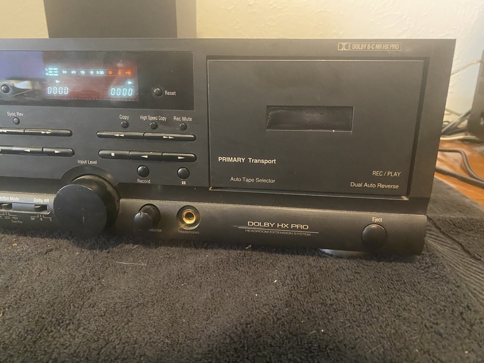 Harman/Kardon DC520 DOLBY HX PRO Double Cassette Deck. 96'-00' Great ...