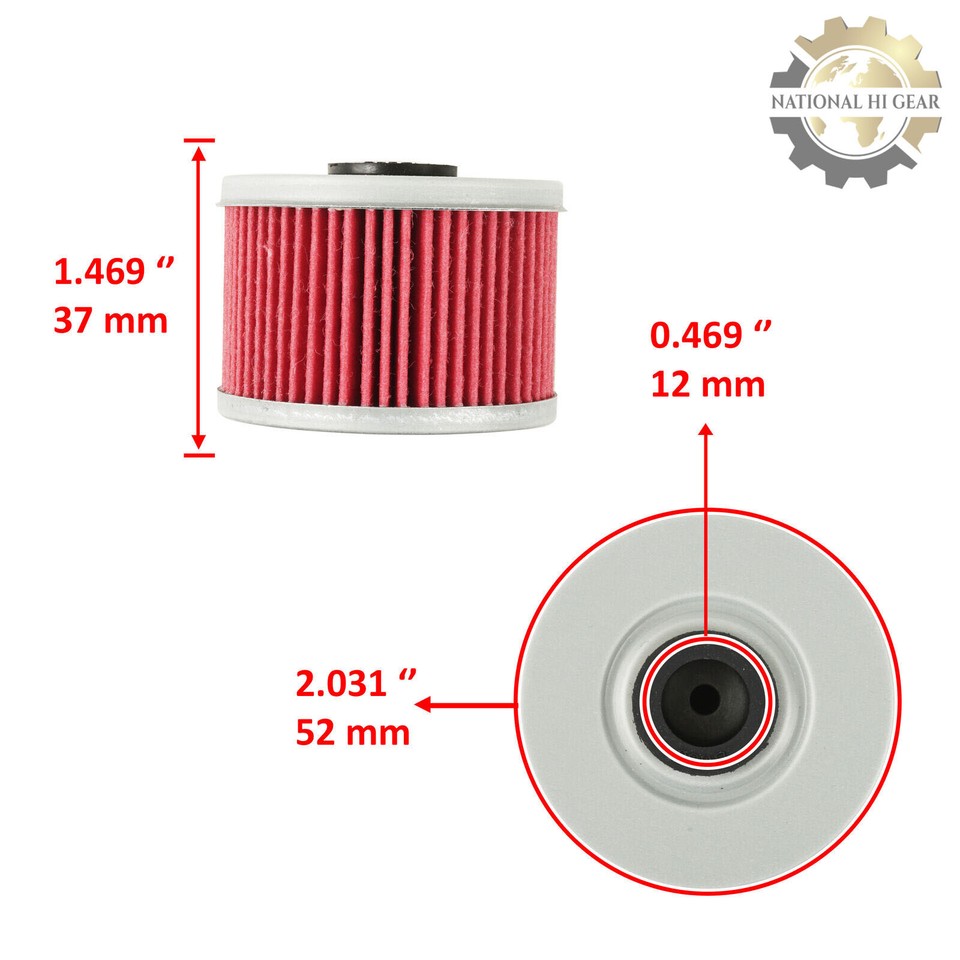 3 Pack Oil filter for Honda ATV 15412-HM5-A10 Oil Filter | eBay