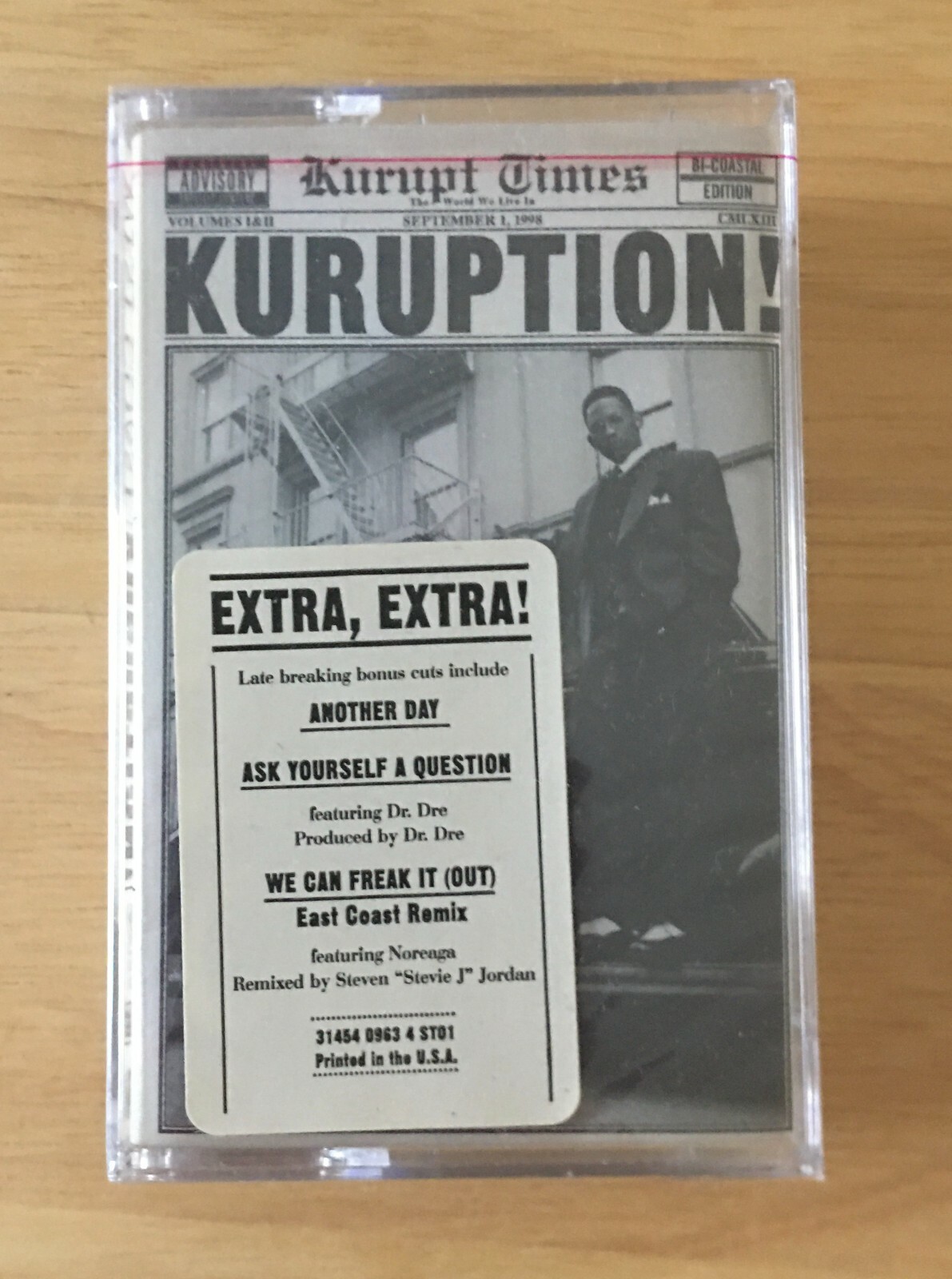 Sealed New Kurupt Kuruption! West & East Coast 1998 Cassette Tape Rap ...