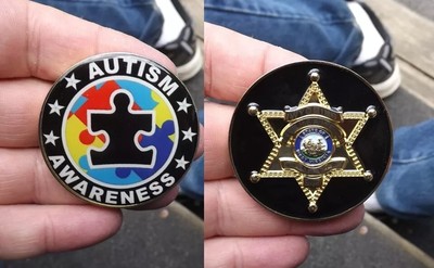 Wyoming Co WV Autism Awareness Sheriff Office Challenge Coin | eBay