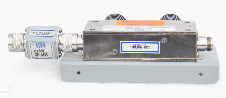 EMR CORP. W8540/23 RADIO FREQUENCY SYSTEM DUAL WIDEBAND R.F. ISOLATOR ...