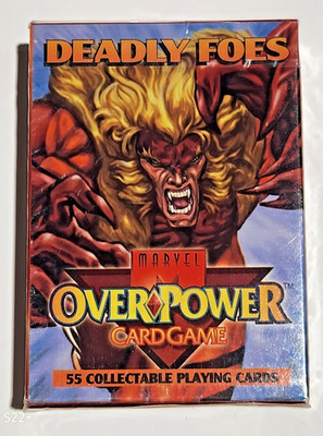 1995 Fleer Marvel Overpower Card Game Deadly Foes Factory Sealed | eBay
