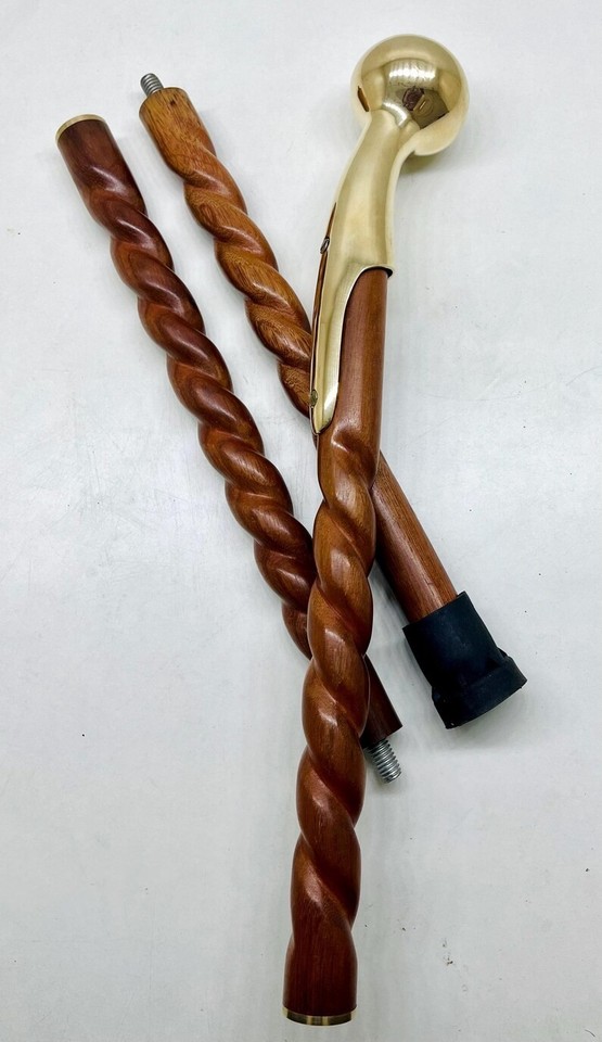 BUBBA STIK Texas style walking stick cane made of Mahogany Stained ...