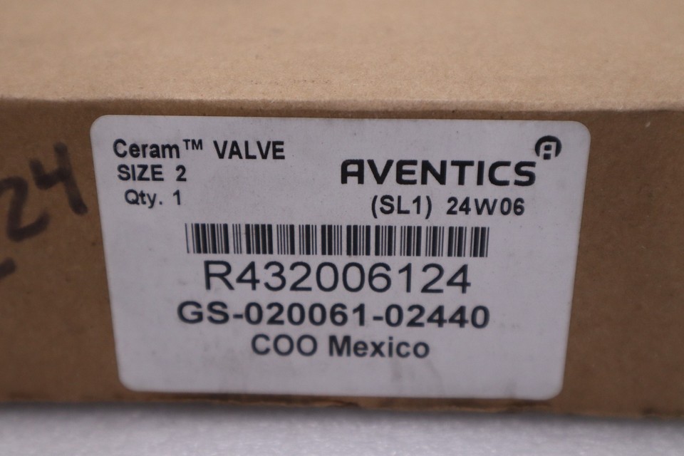 Rexroth R432006124 Ceram Valve Size - 2 Solenoid Valve NEW STOCK GF-58A ...