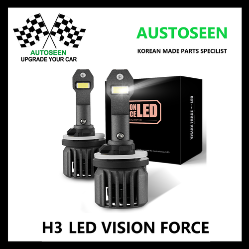 H3 LED VISION FORCE INTENSE WHITE LIGHT 12V 30W 1800ml 5300K (PAIR ...