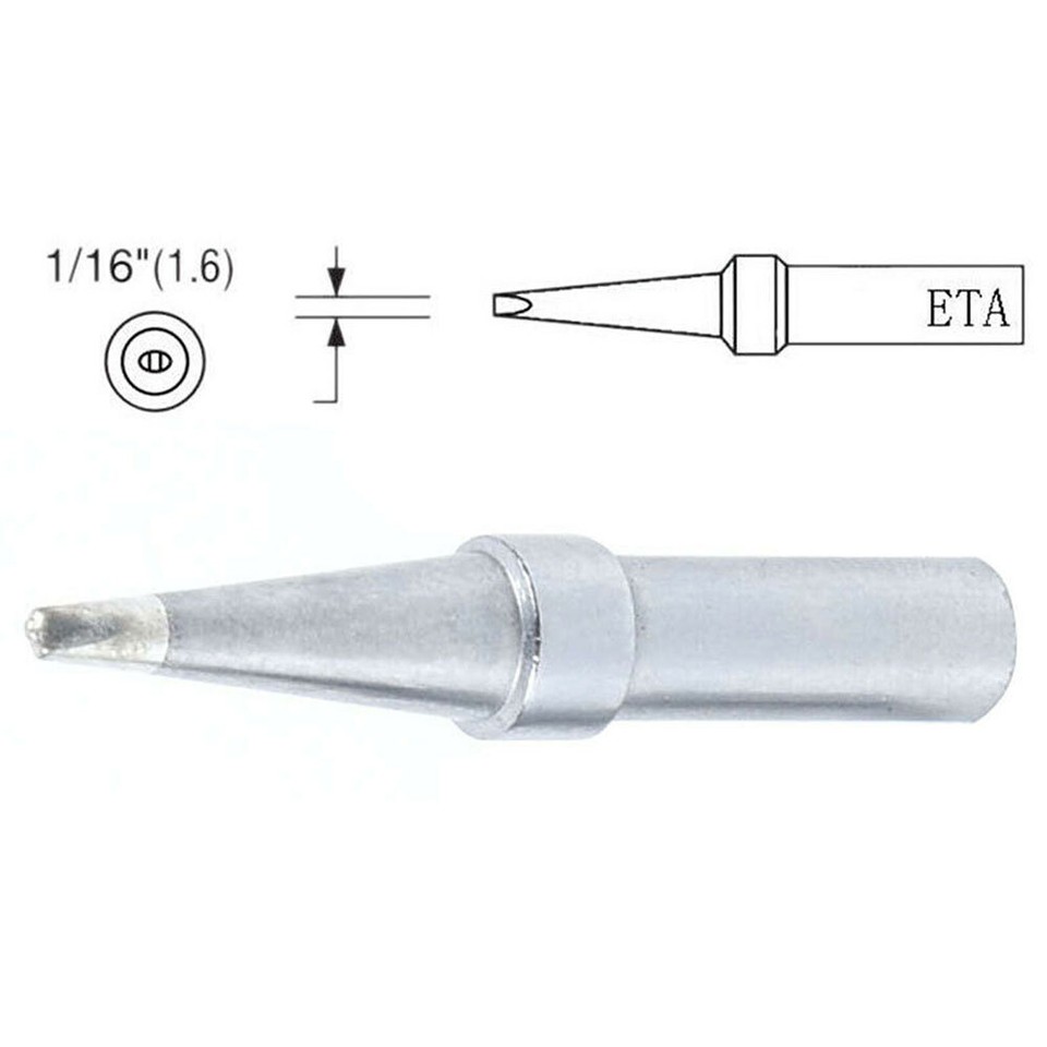 6Pcs Replacement Tips Soldering Iron For Weller WES51/50 WESD51 PES5 ...