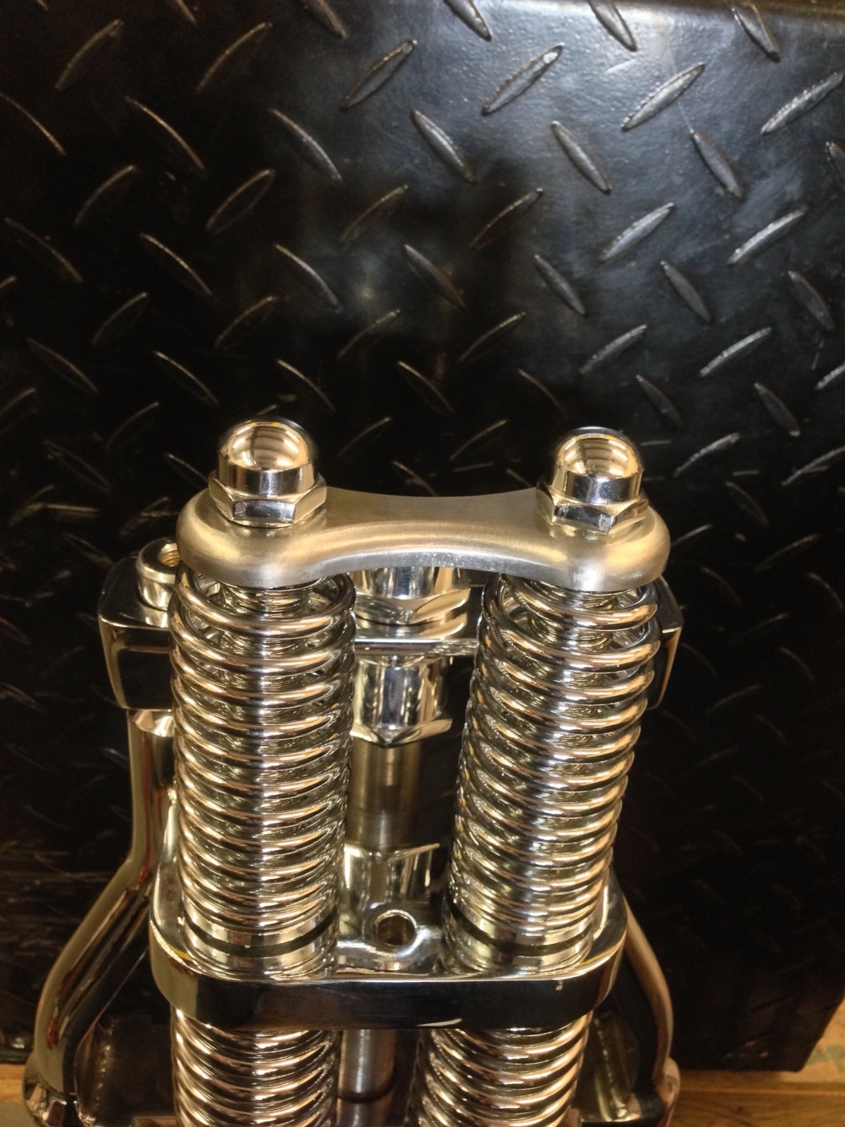 DNA Springer Front End Hoop Kit + Stabilizer Bobber IronHead Xs650 fork ...