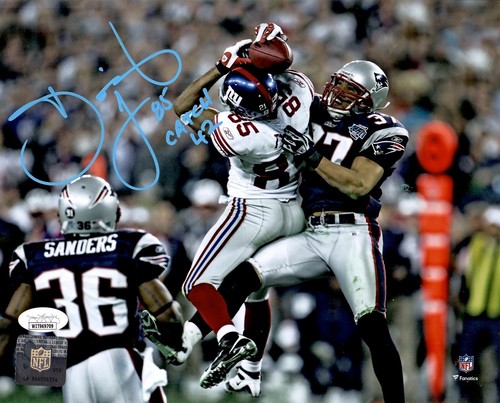 David Tyree autographed signed inscribed 8x10 photo NFL New York Giants ...