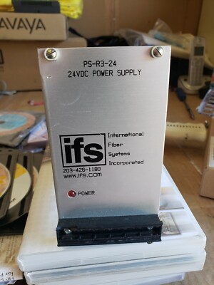 IFS International Fiber Systems PS-R3 Power Supply 24vac PS-R3-24 Used ...