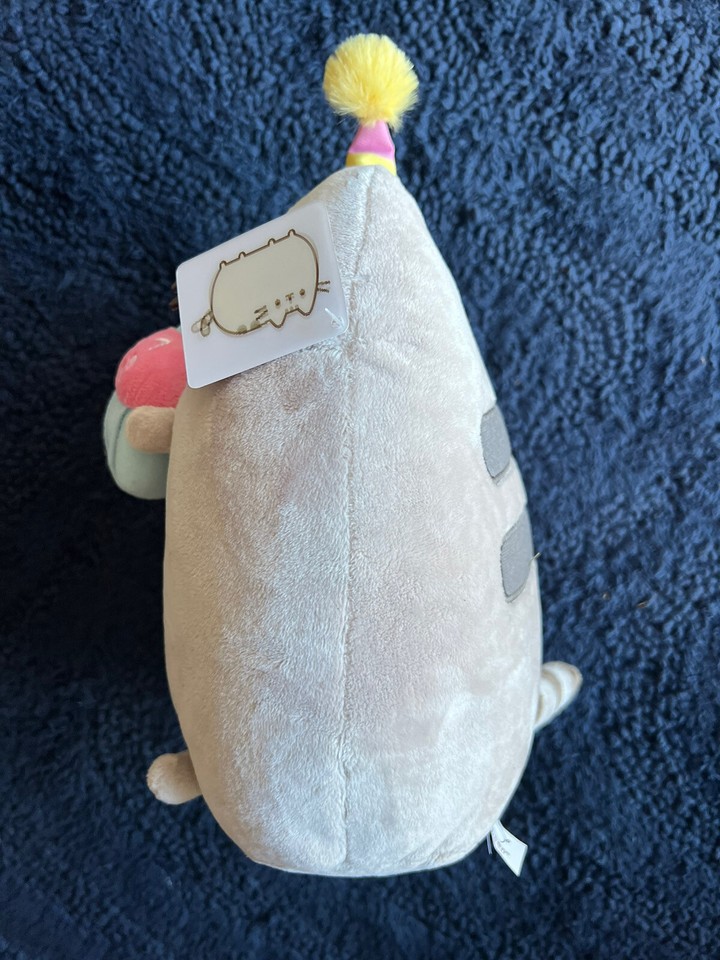 RARE Pusheen Shimmering Birthday Cat Plush 9" Tall Brand New with Tags ...
