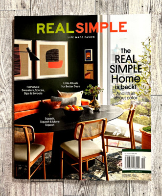 REAL SIMPLE MAGAZINE "THE REAL SIMPLE HOME IS BACK! It's All About ...