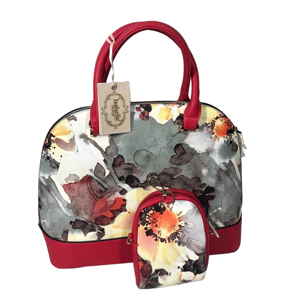 Isabelle Tribal One Purse Leopard Dome Satchel Vegan Leather With ...