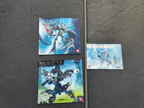 LEGO BIONICLE 8923 8606 8954 MAZEKA LOT 3 NOTICE INSTRUCTIONS ONLY ...
