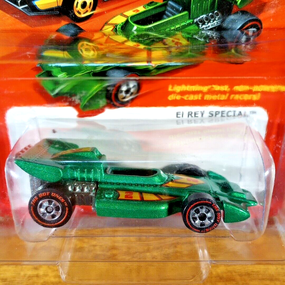 Hot Wheels The Hot Ones Chase Redline El Rey Special Green Thailand ...