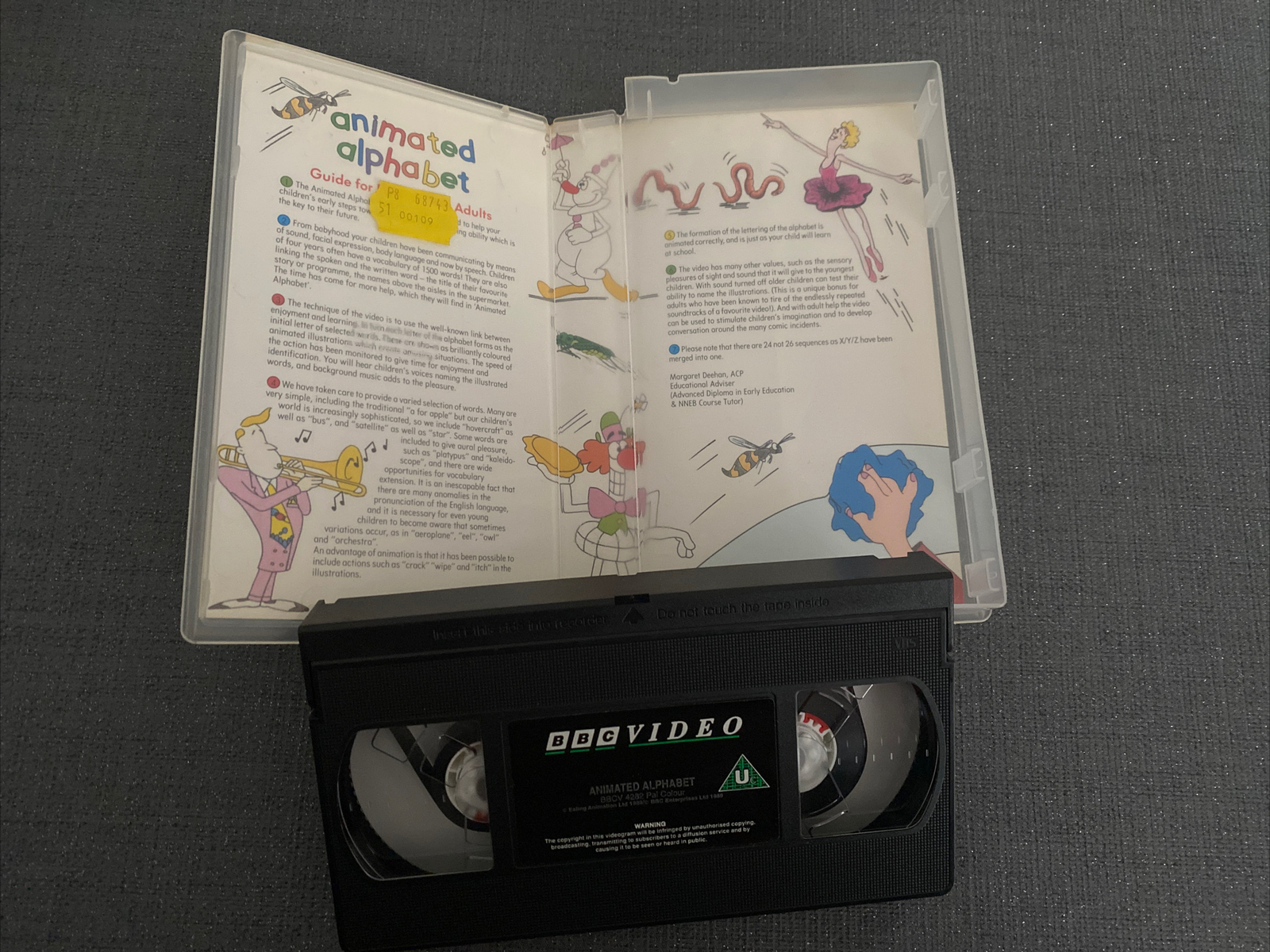 Playdays - Animated Alphabet (VHS/H, 1995) Vintage BBC TV 5014503428228 ...