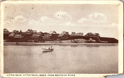 Little Neck, Little Neck MA from Mouth of River c1919 Vintage Postcard ...