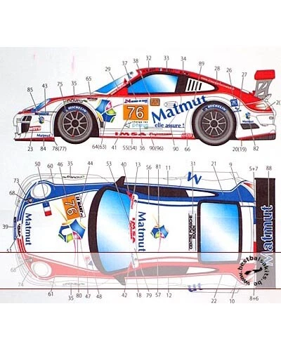 Gt3 Cup Car Decals