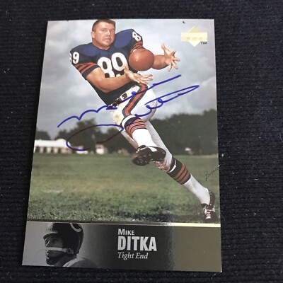 MIKE DITKA 1997 UPPER DECK NFL LEGENDS AUTOGRAPH AUTO | eBay