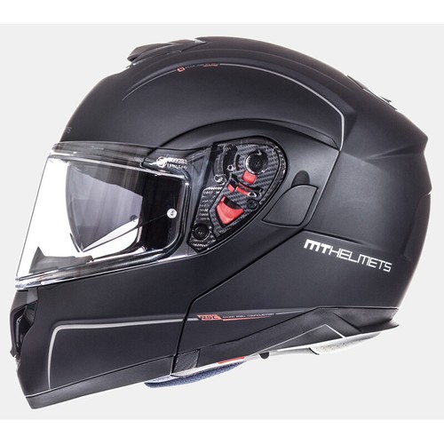 MT Atom -V Motorcycle Helmet - Matte Black | eBay
