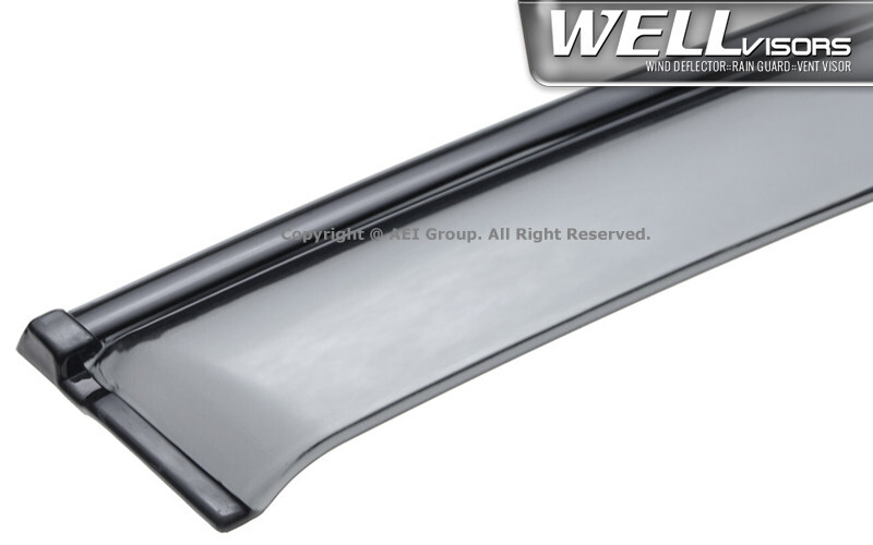 WELLvisors for MB ML-Class 06-11 W164 Side Window Visors Wind ...