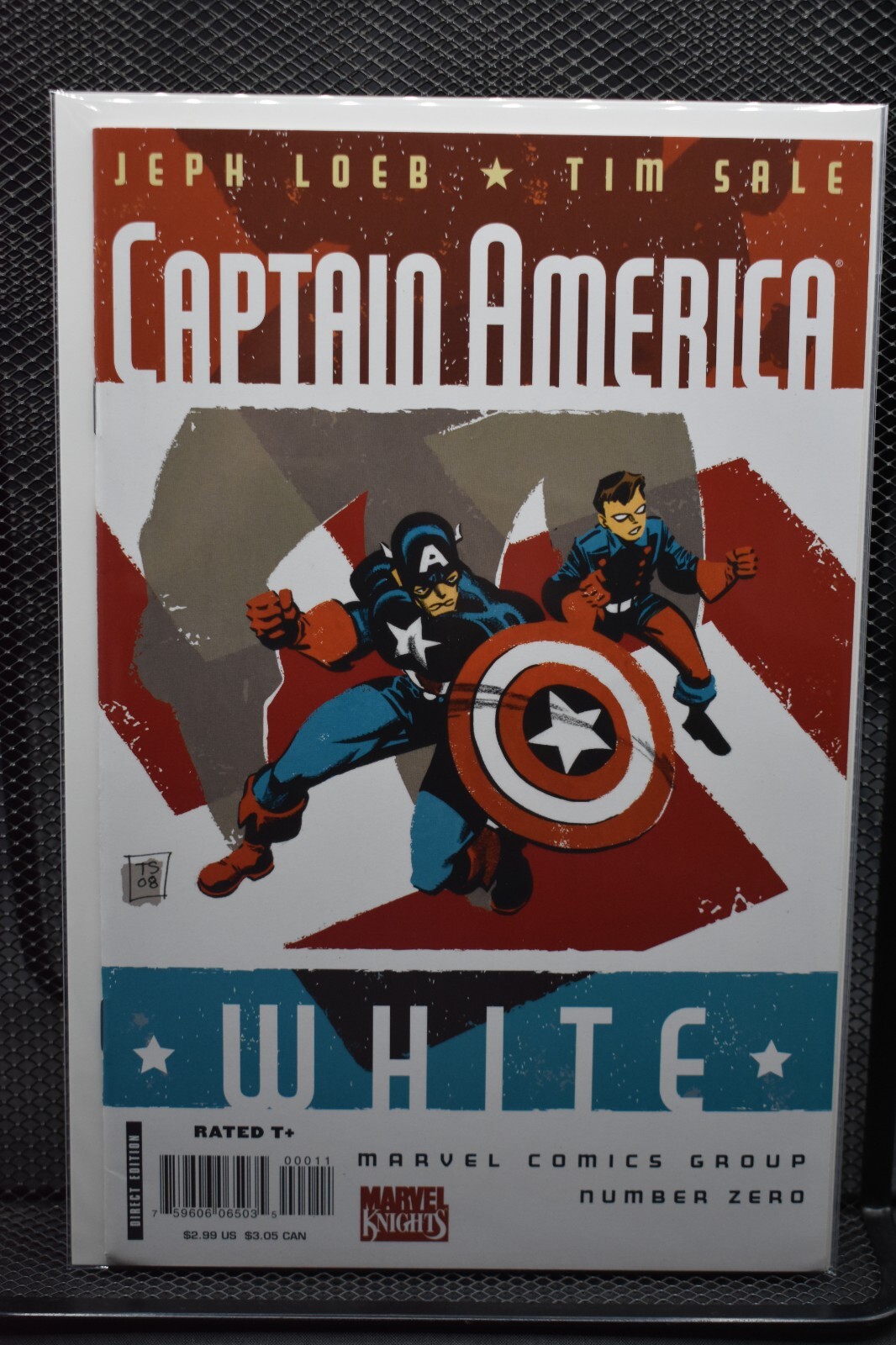 Captain America White #0 Tim Sale Cover A Marvel Knights 2015 Jeph Loeb ...