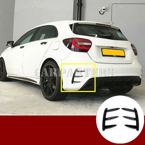 For Benz A Class W176 A45 AMG Rear Bumper Spoiler Air Vent Cover Trim ...