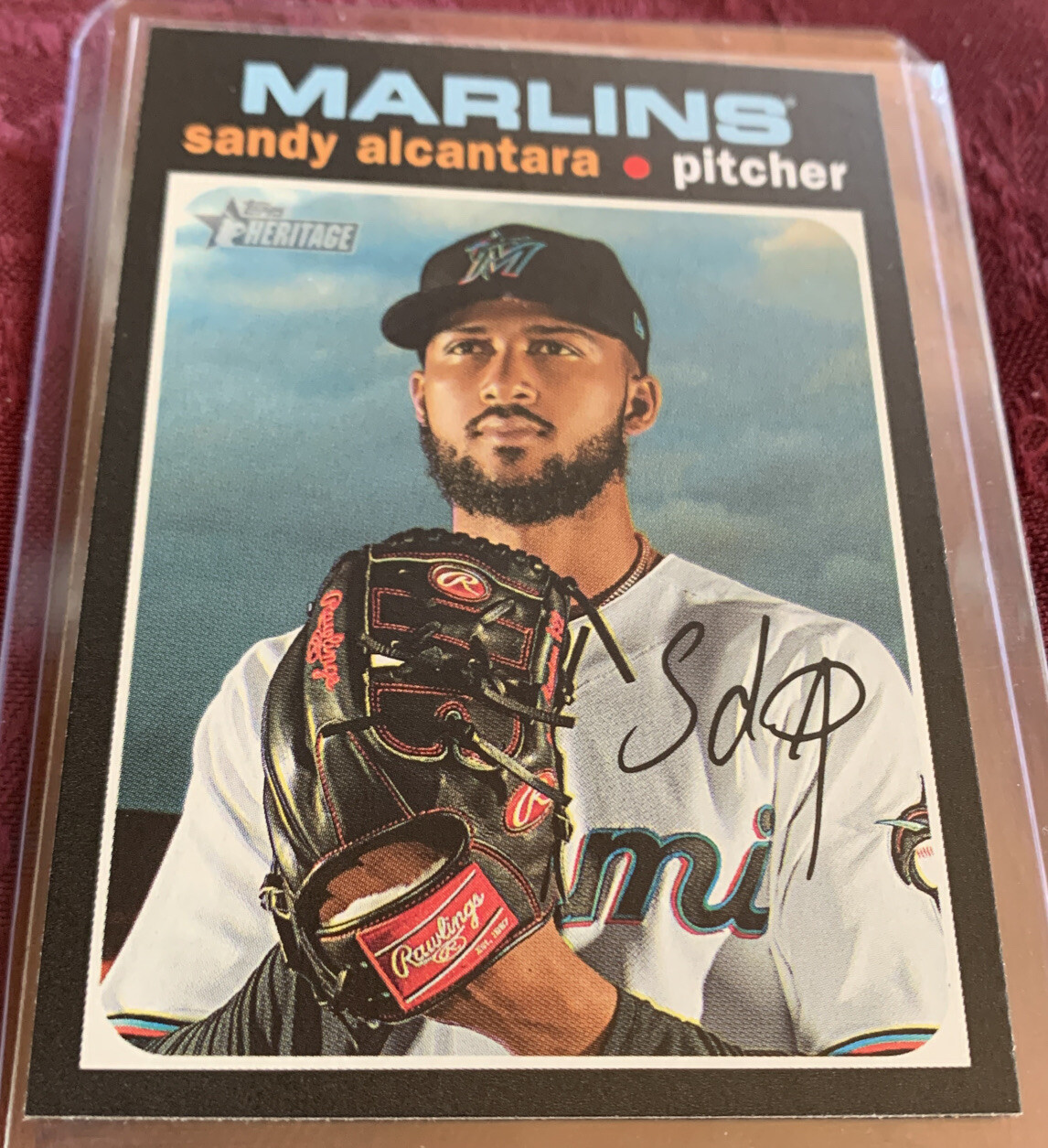 Sandy Alcantara 2020 Topps Heritage Card # 153, Miami Marlins Ace | eBay