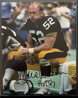 Mike Webster signed 8x10 photo Steelers autograph “HOF 97”inscription ...