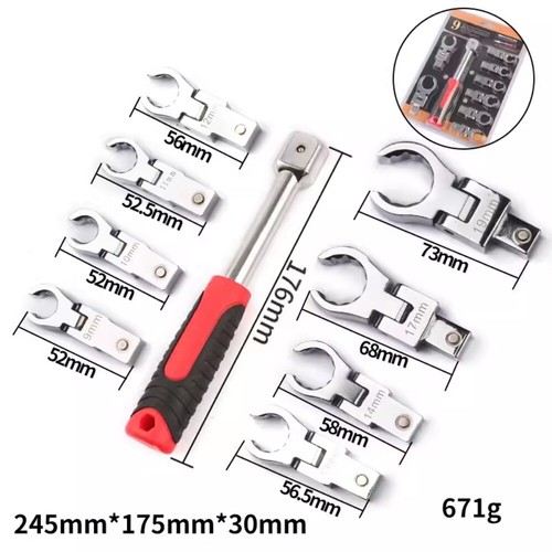 20-Piece Removable Movable Head Wrench Set Durable Ratchet Wrench Set ...